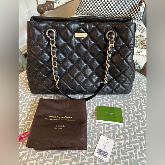 kate spade | Bags | Authentic Kate Spade Maryanne Gold Coast Black Bag ...